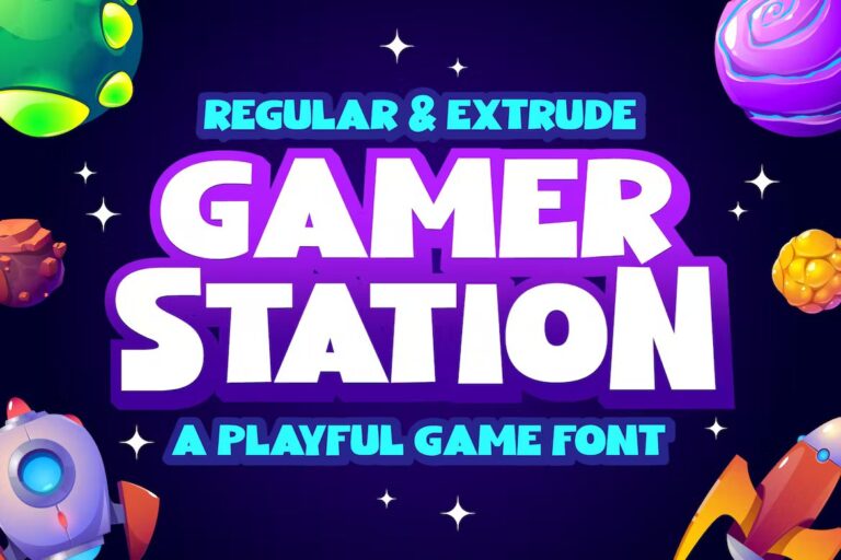 50 Best Fonts for Gaming Design Use - Font Burst