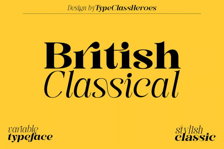 30+ Best British Fonts for Stylish and Sophisticated Design
