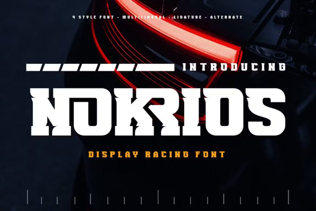 25 Best Car Racing Fonts for Bold and Speedy Designs - Font Burst