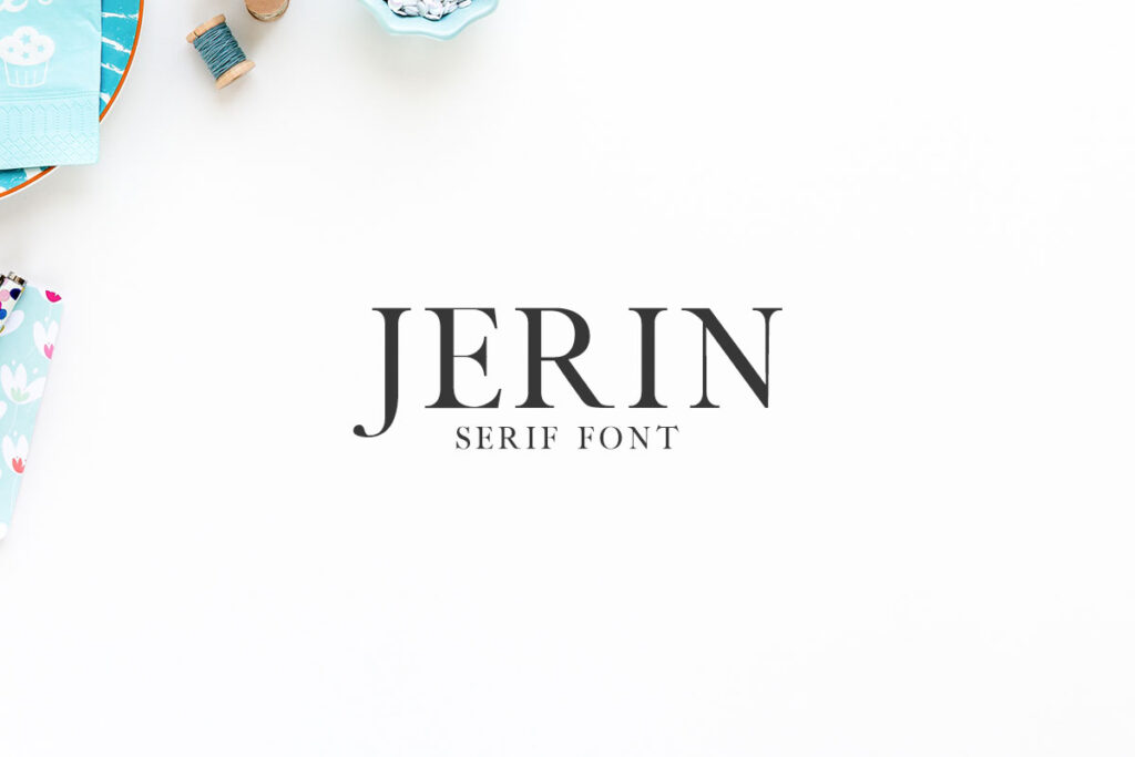 Jerin Serif Font - Font Burst